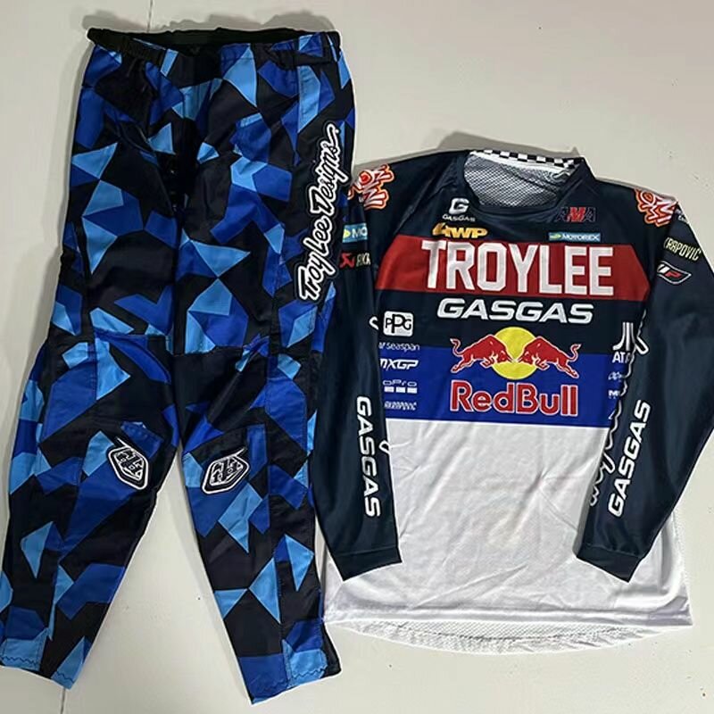 Новый 2023 TL Red Bul эндуро комплект снаряжения для мотокросса mx трикотажные штаны мотоциклетная одежда mtb carracing костюм Off Road