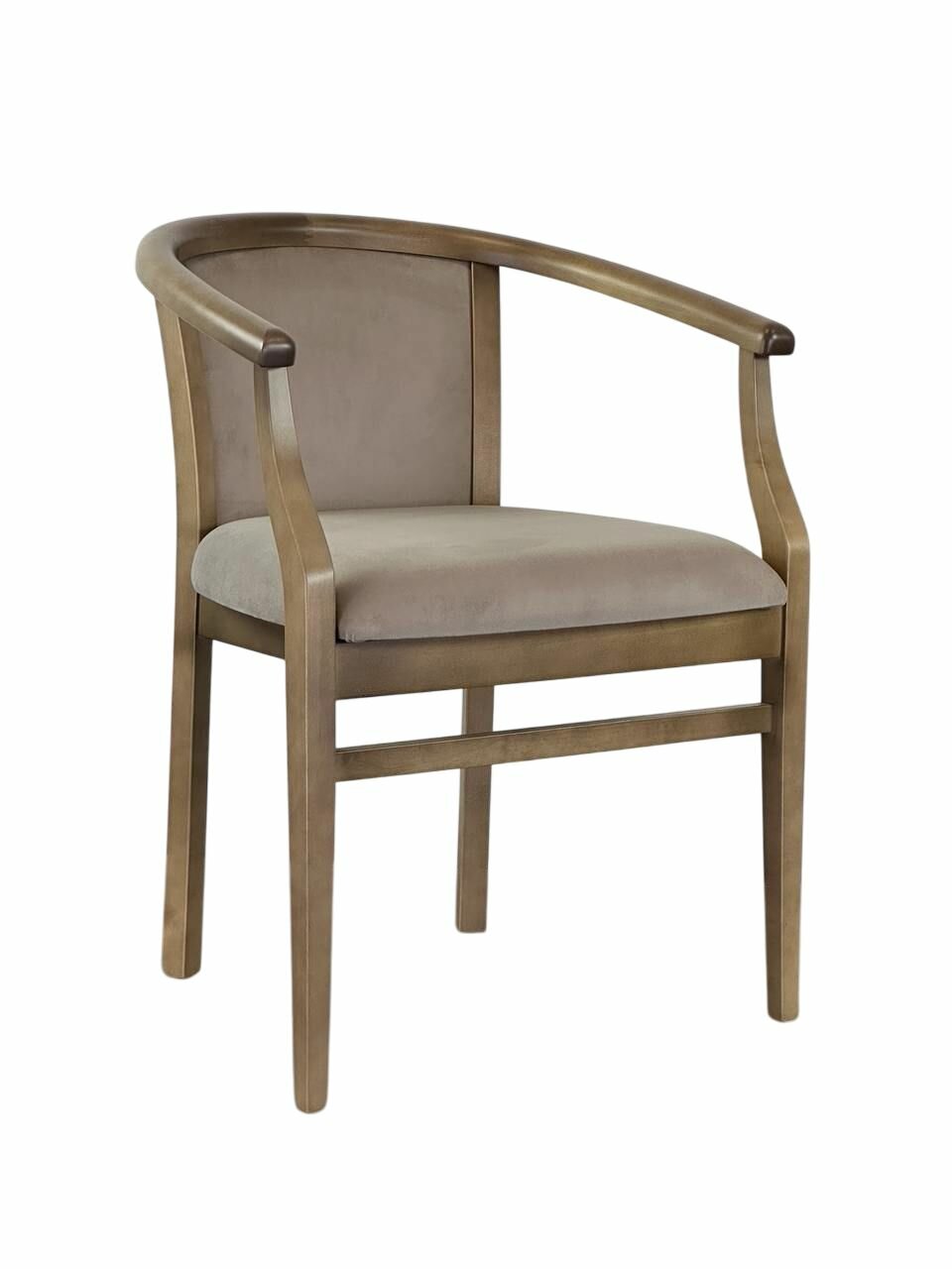 Стул для кухни и гостиной деревянный с подлокотниками ONDINE.