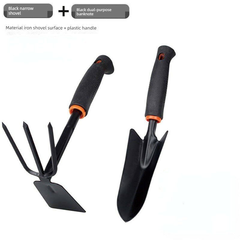 Набор садовых инструментов: 2 предмета (узкая лопата + комбинированная мотыга)