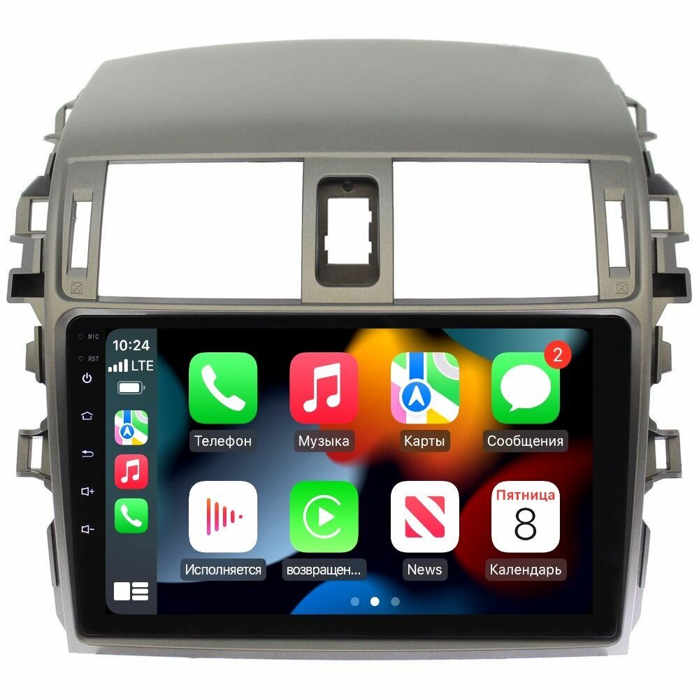 Магнитола CRS-300 Тойота Королла 2006-2013 Toyota Corolla E140 E150 с Android 14 - 6+128Gb память - Carplay - DSP - Кулер