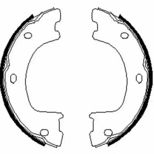 Колодки барабанные ручника 172х32 Mercedes-Benz Sprinter (906) 3-t 3,5-t 5-t 2006-