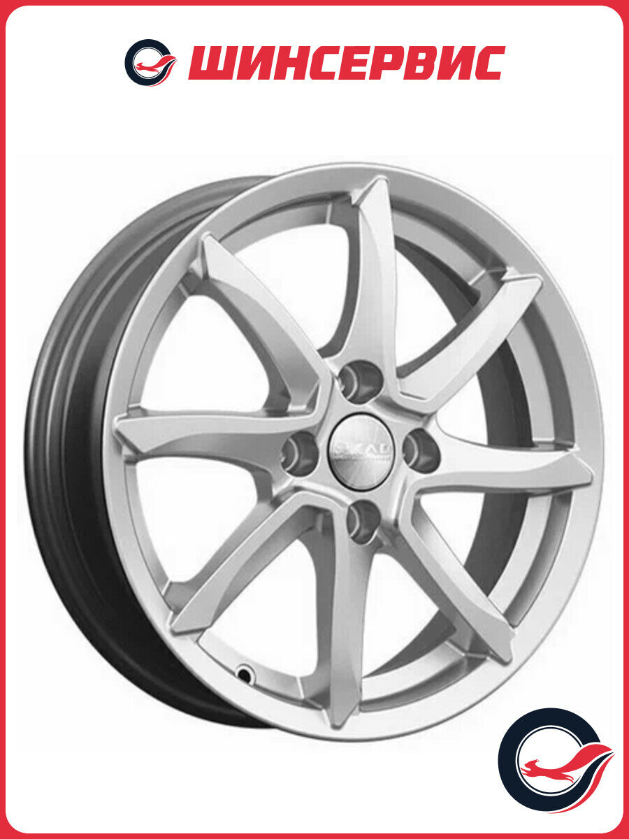 Литой колесный диск Скад Осака R15x6.0J 4x100 ET50 ЦО60.1 для автомобиля
