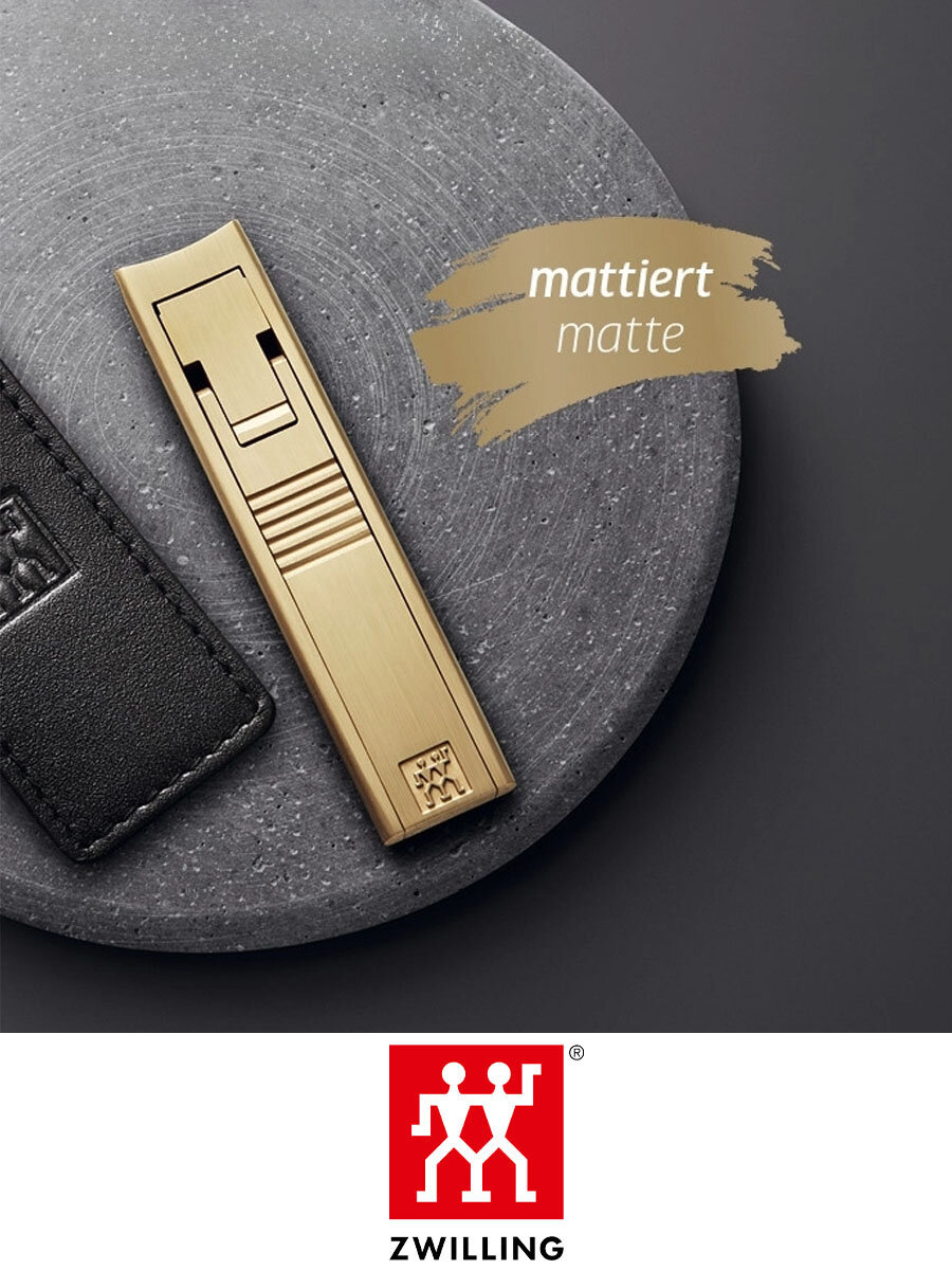 Щипчики для ногтей Zwilling Twinox Gold Edition, нержавеющая сталь с покрытием