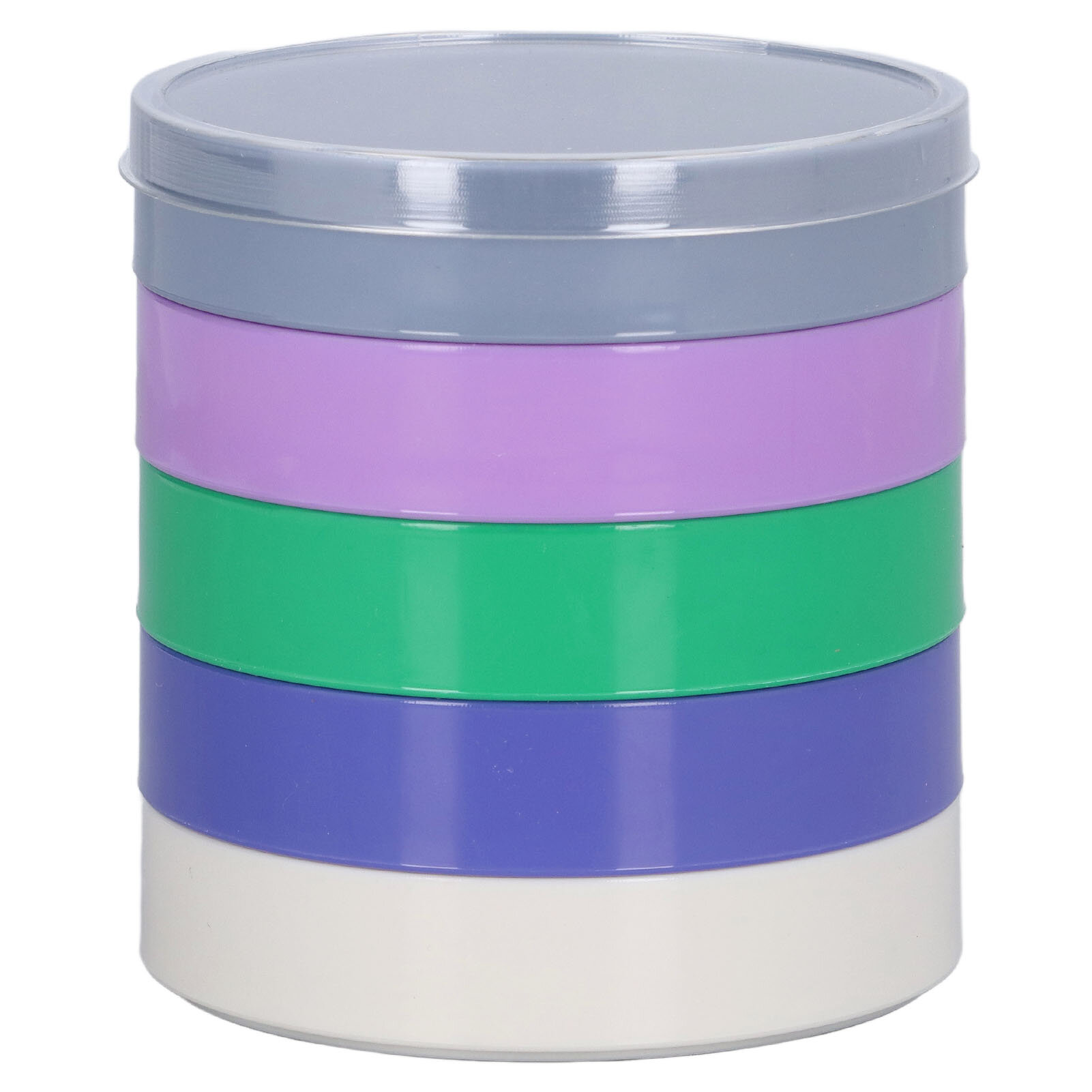 Коробка для хранения деталей часов Многоцелевой круглый 5-слойный красочный держатель для хранения деталей механизма часов