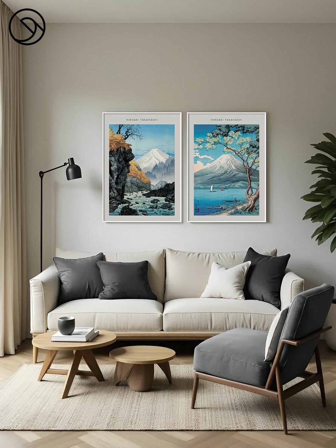 Набор постеров в рамках 50х70 Postermarkt, №25