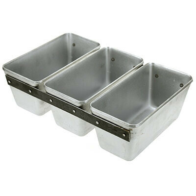 Кукмара КМ-х530, Форма 500гр, хлебная, прямоугольная, 3 секции