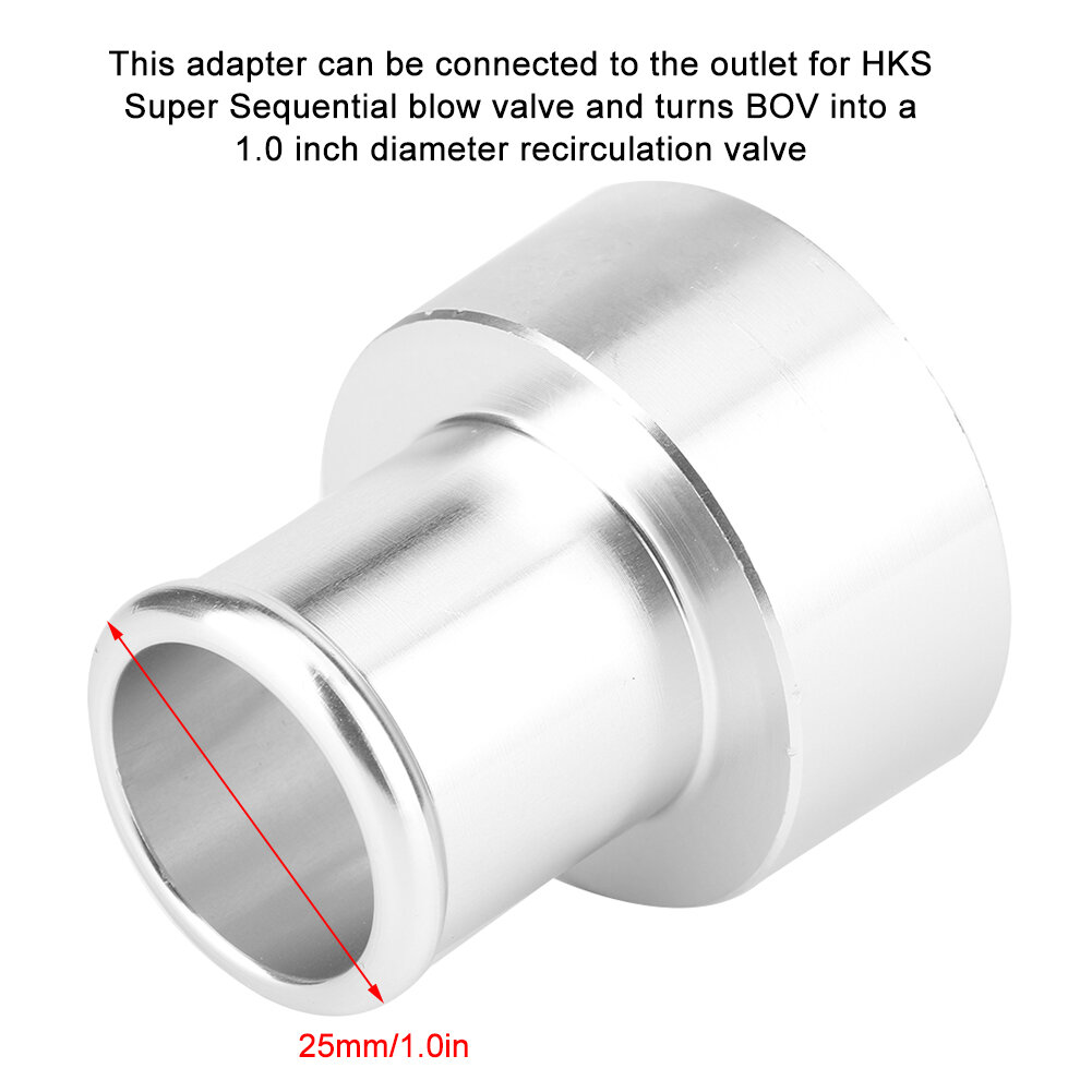 25 мм/1,0 дюйм рециркуляционный фланцевый адаптер для переоборудования выпускного фитинга HKS SSQV SSQ BOV