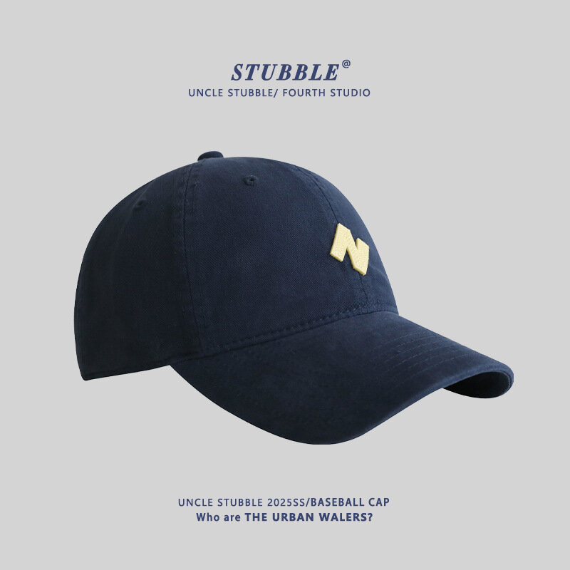 Бейсболка оригинального дизайна 2025 года, новая корейская кепка с мягким верхом для мужчин и женщин, универсальная маленькая шляпа от солнца для лица