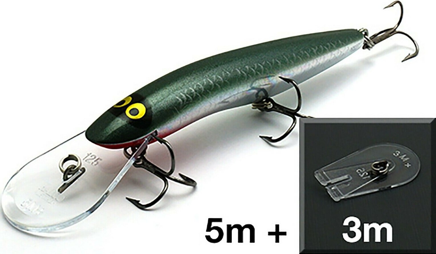 Воблер для троллинга Halco Sorcerer 125 DD+STD заглубление 5м+ #RUS1