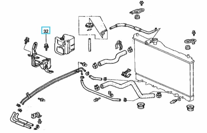 Болт с фланцем 8х12; Артикул Honda/Acura: 957010801208 (Оригинал)