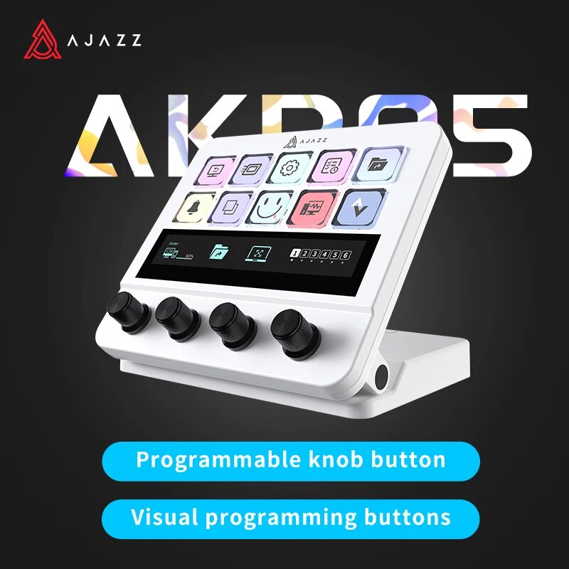Ajazz AKP05 Белая мини-механическая клавиатура
