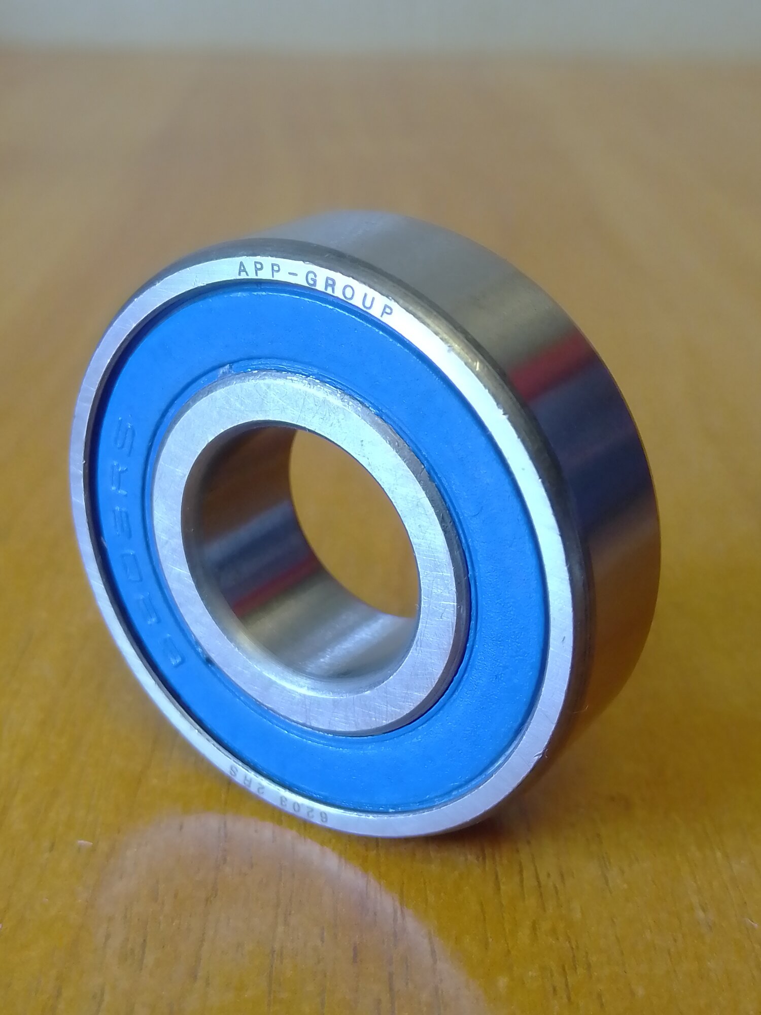 Подшипник 180203 коленчатого вала (опорный первичного вала КПП)закрытого типа, APP-GROUP