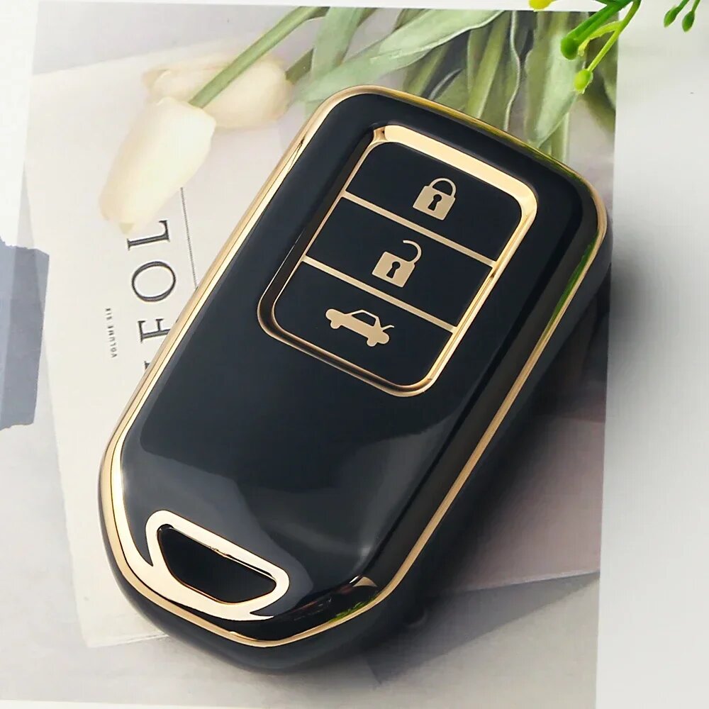 Чехол для ключа Honda Model 5, черный