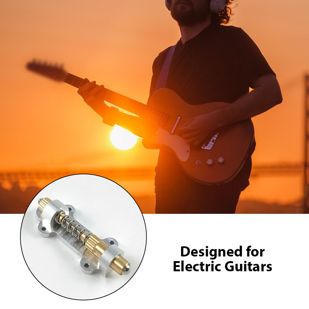Гитарный тремоло-стопор, алюминиевый латунный тремоло-стопор, стабилизирующее устройство, комплект для электрогитар, аксессуары, гитарный бридж, тремоло-бридж, системы