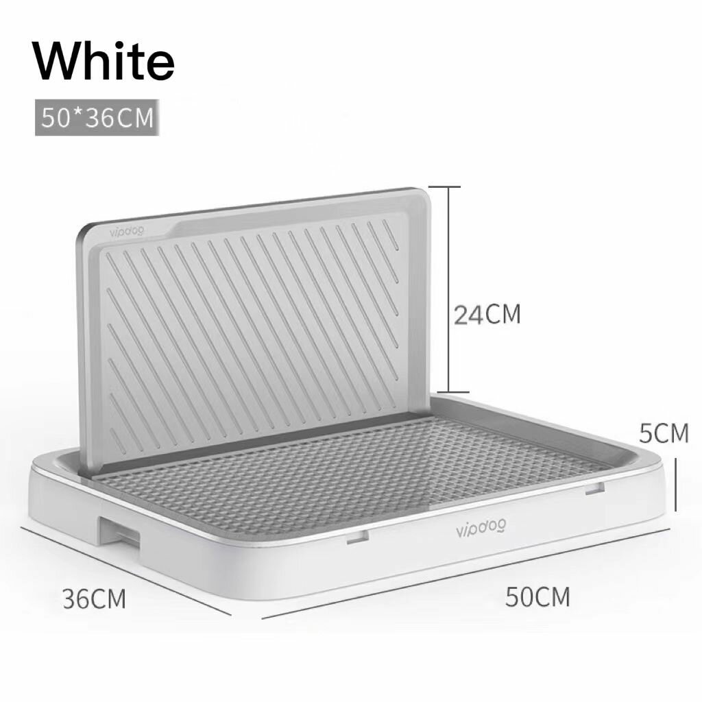 Туалет, лоток для собак "STEFAN" со стенкой, малый (S), размер 50х36