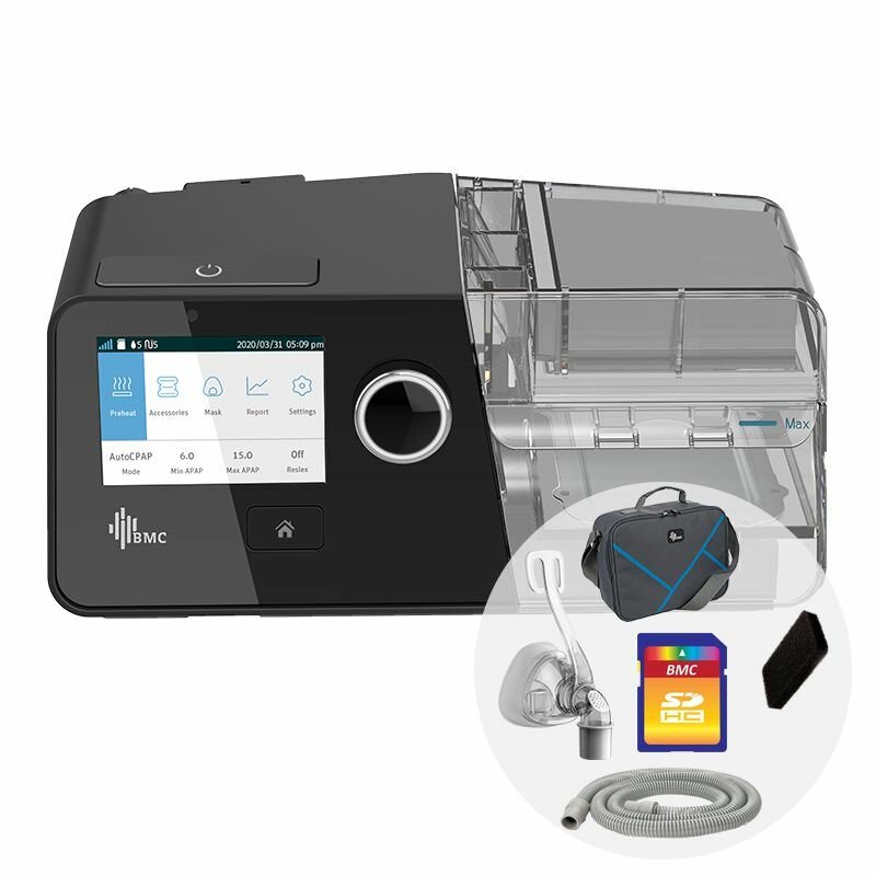 BMC G3 C20 CPAP СИПАП аппарат/для храпа во сне /для домашнего использования с маской N4