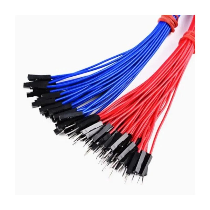 22awg2.54 Провод DuPont, супермягкий многоцветный силиконовый провод, 1p перемычка для макетной платы «папа-мама»