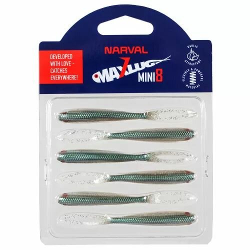 Силиконовая приманка Narval Maxlug Mini 8см. #012 6шт.