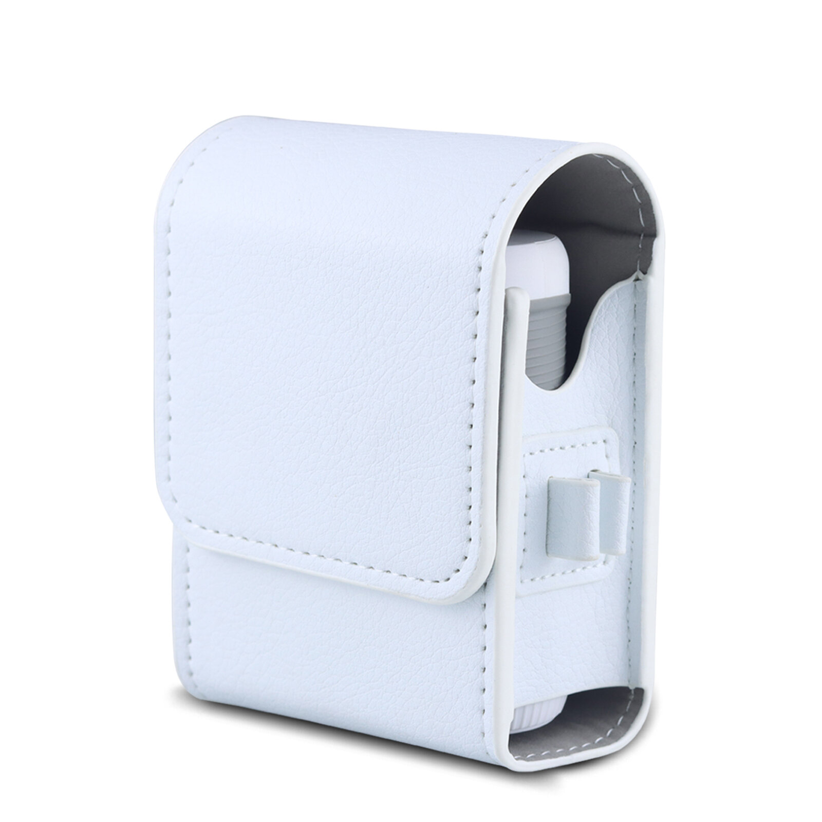 Golf Rangefinder Case PU Leather Range Finder Carry Bag with Carabiner