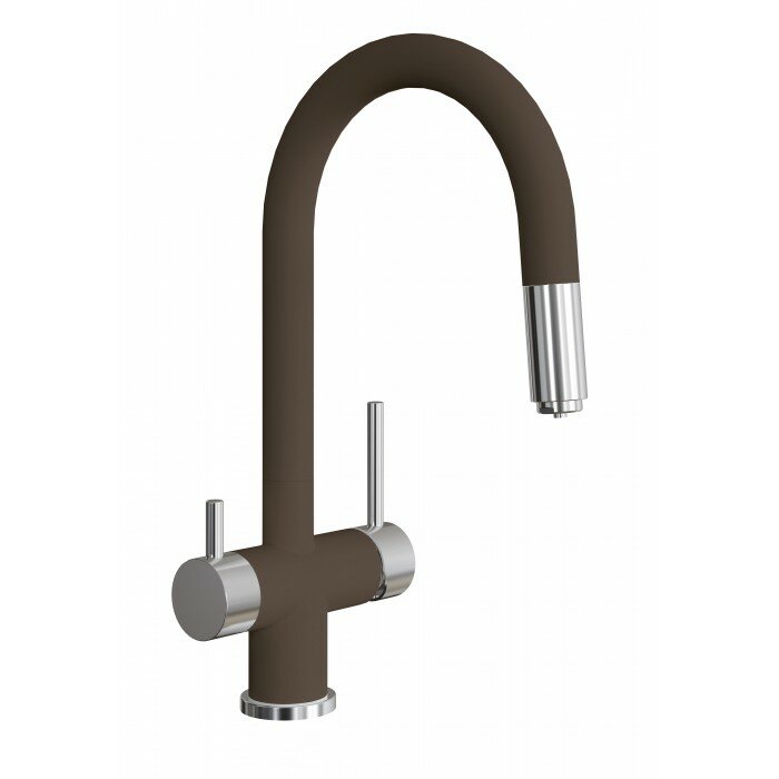 Смеситель Florentina "маэстро", цвет Брауни с подключением к фильтру