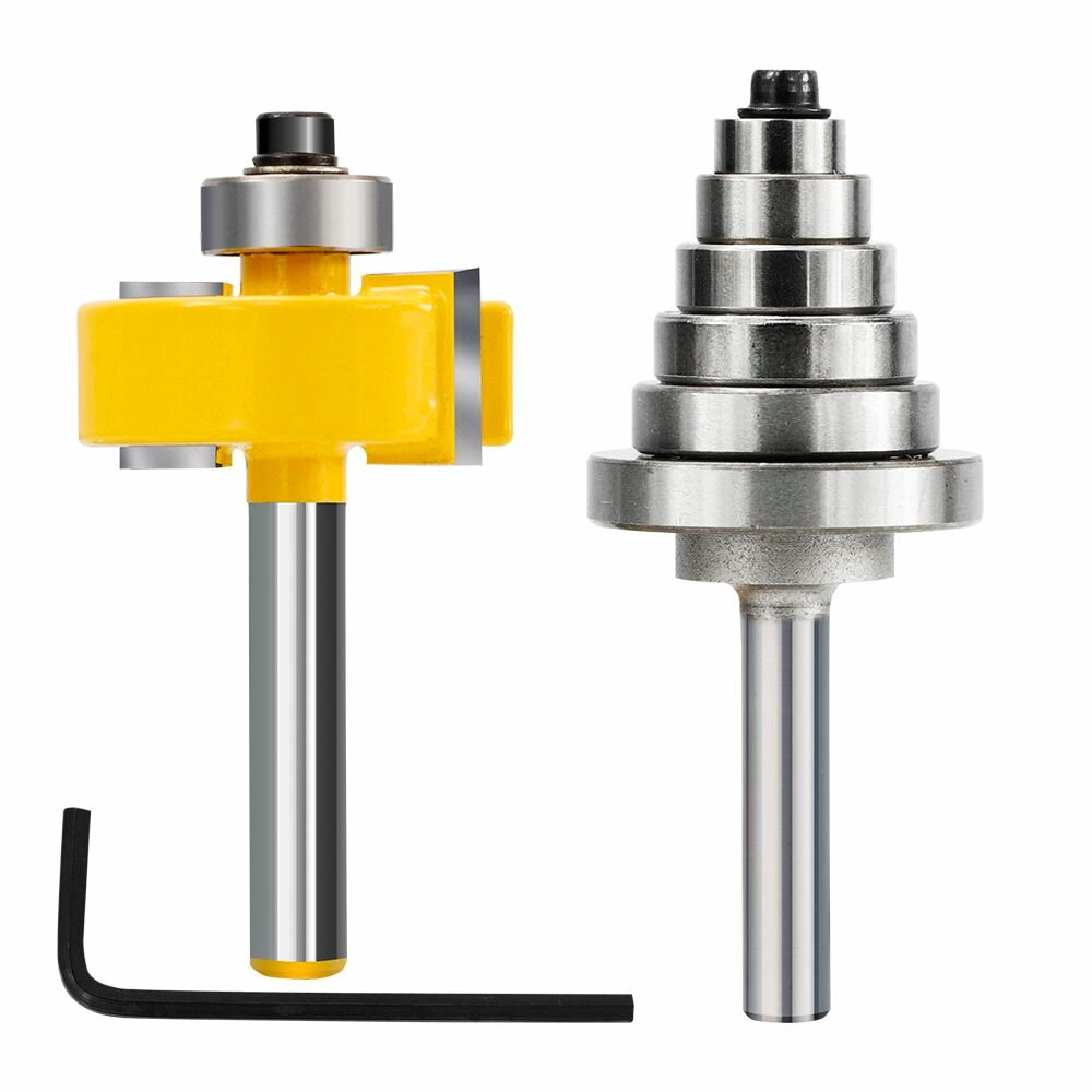 Фреза пазовая Т-образная XCAN, 6,35х31,1х12,7х57,1мм, с комплектом подшипников