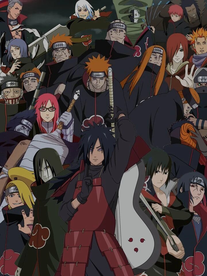 Алмазная мозаика на подрамнике "Наруто" круглые бриллианты 40х50см