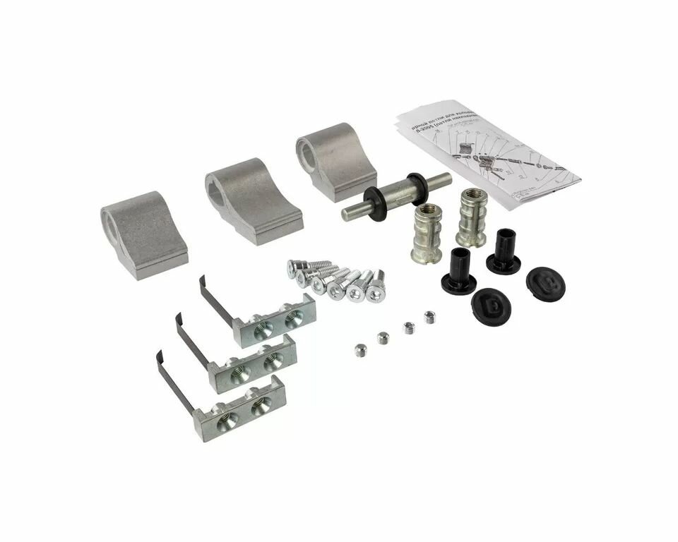 Петля дверная втулочная 3-х секционная NEW, м/о 62, крепление на холодный профиль, неокрашенная