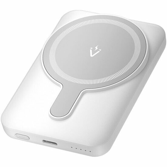 Беспроводной внешний аккумулятор Vention 5000mAh (USB-C + USB-C + Wireless) 20W белый