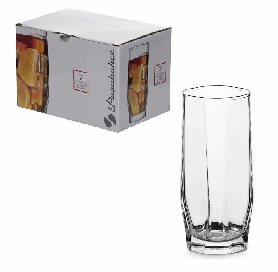 Набор стаканов Pasabahce Hisar, стекло, прозрачные, 260мл, 6шт
