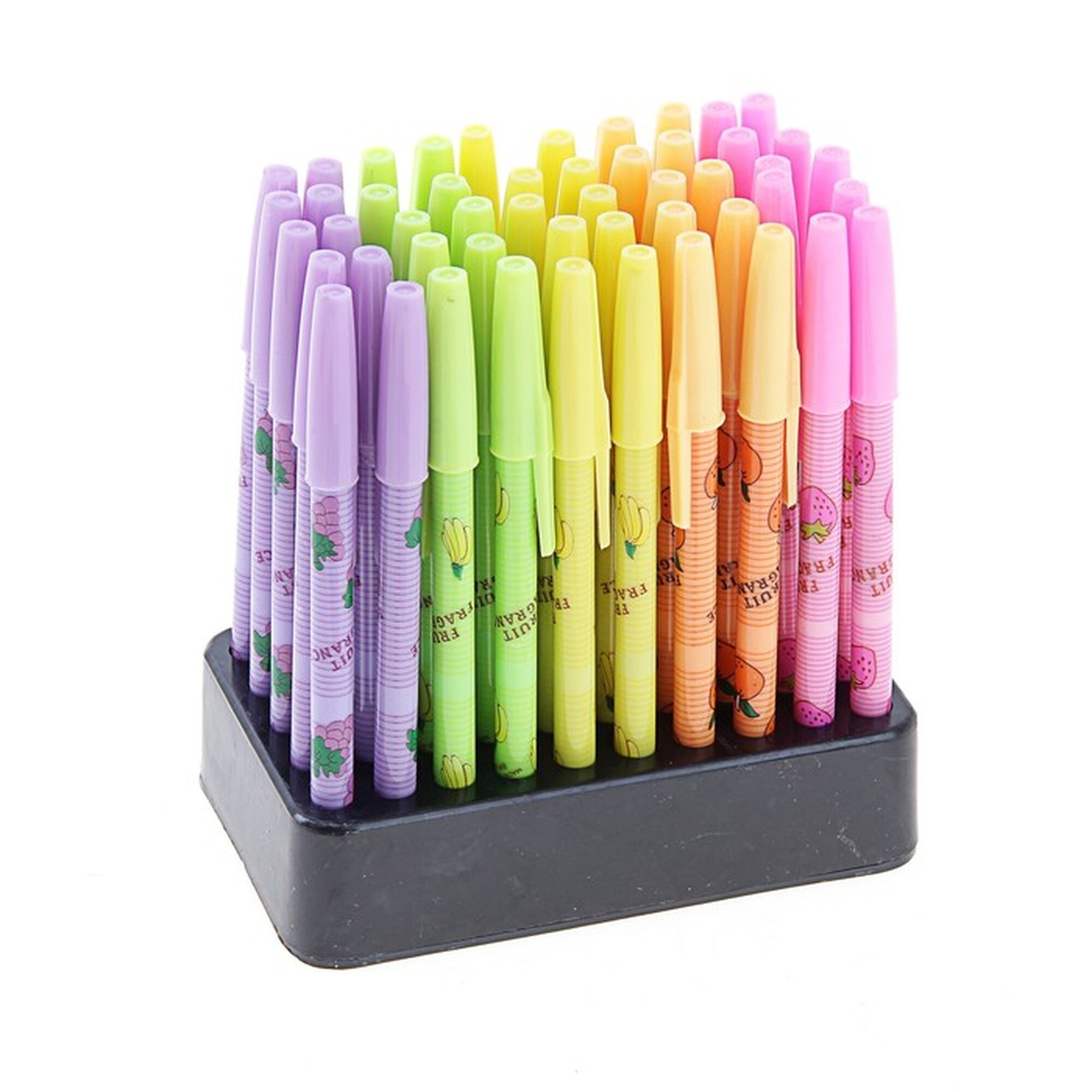 Карандаш секционный "Фрукты", чернографитный, ароматизированный, микс