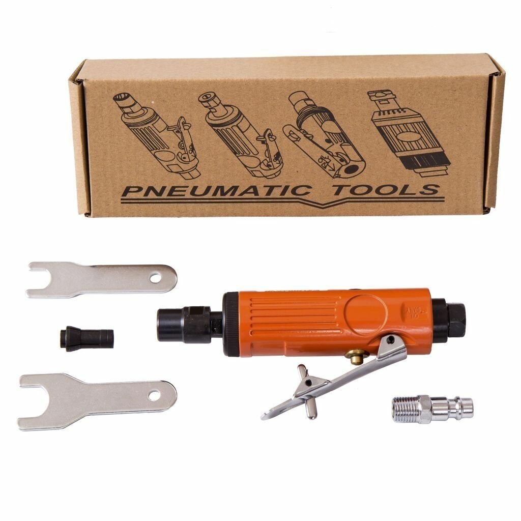 Бормашинка пневматическая (шлифмашина, гравер) 1/8-3мм, 1/4-6мм, 24000 об/мин XKD-144 LX-7211