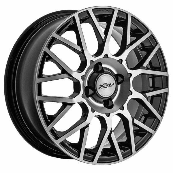 Колесный диск X'trike X-132 6x15 4x100 ET46 D54.1 BK/FP