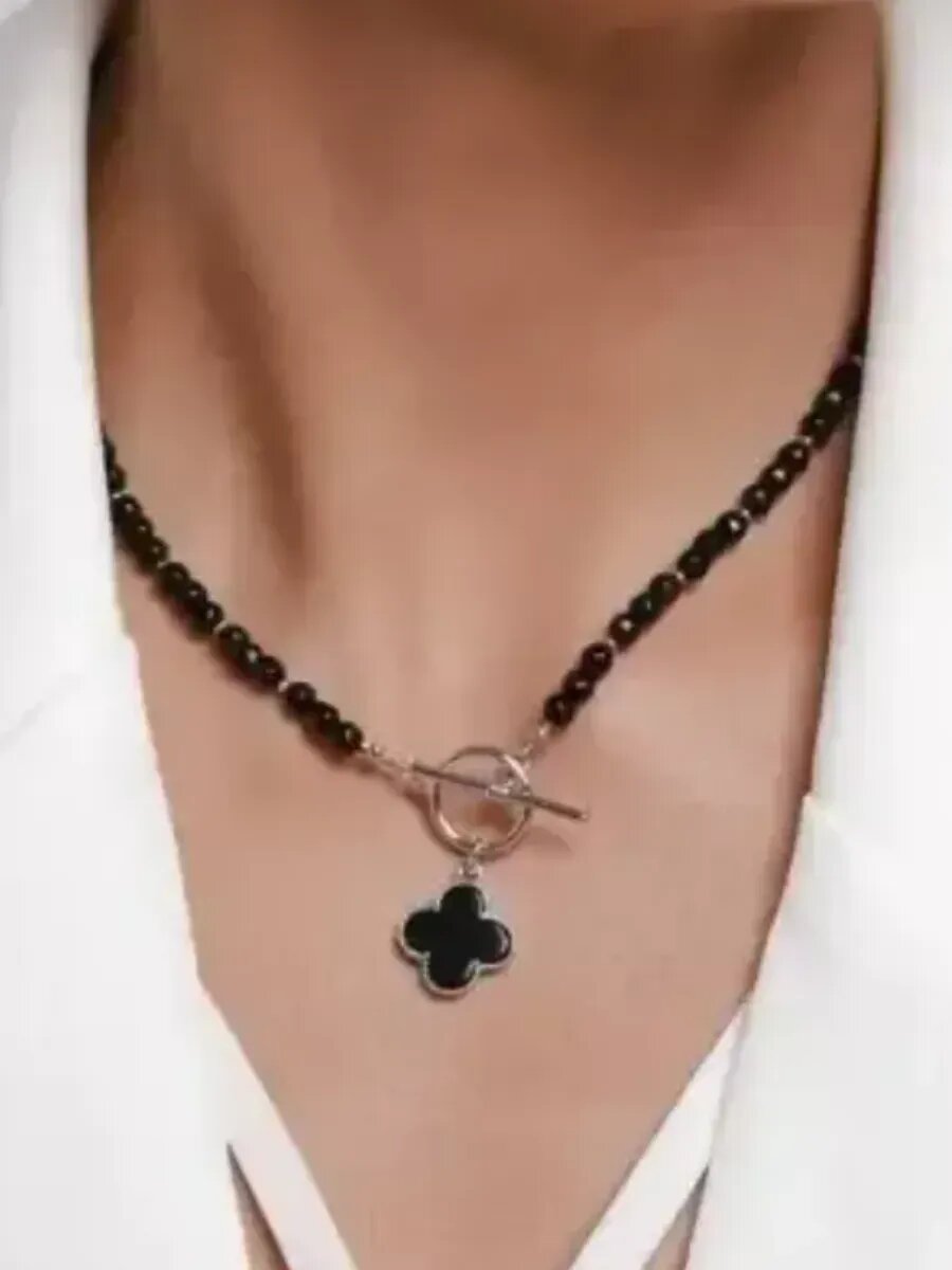 Колье, агат