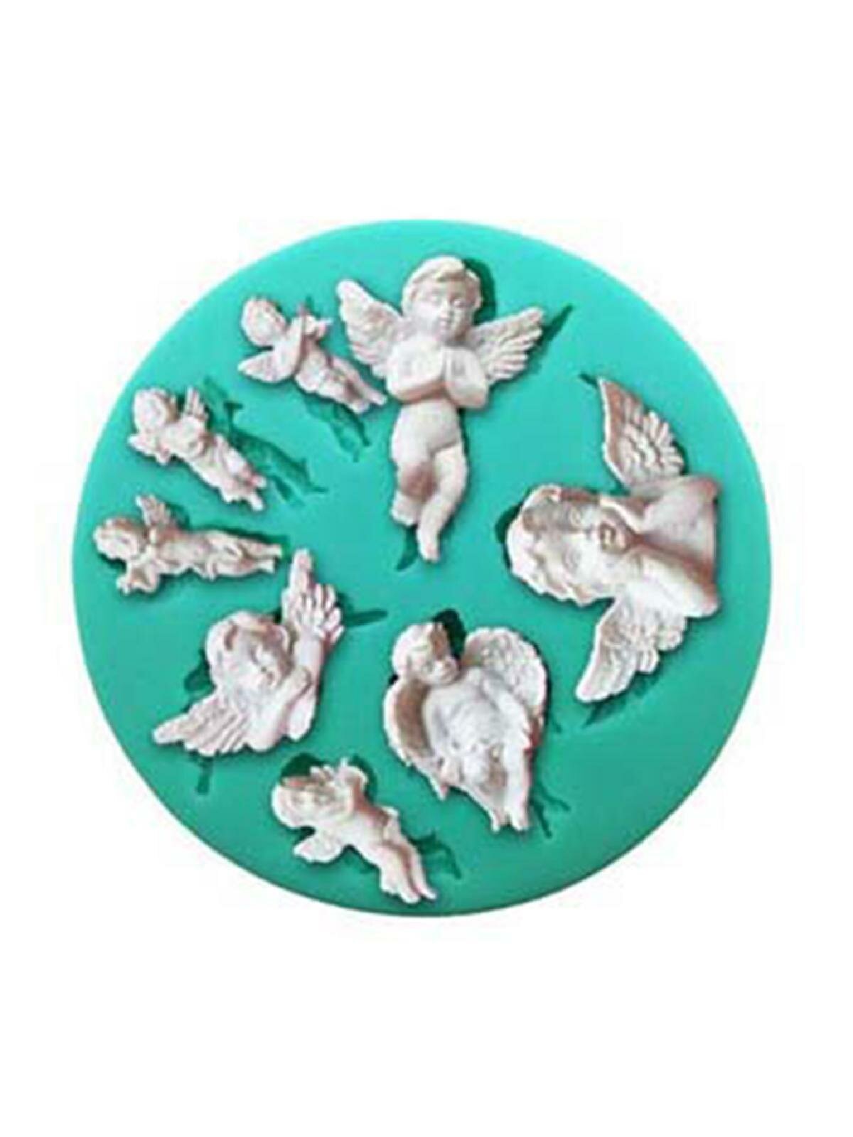 Формы для украшений из шоколада и помадки в форме крылышка ангела в европейском стиле из эпоксидной смолы