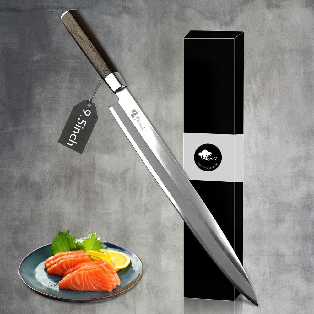 Японский нож для сашими 9,5-дюймовая нарезка суши для рыбного филе