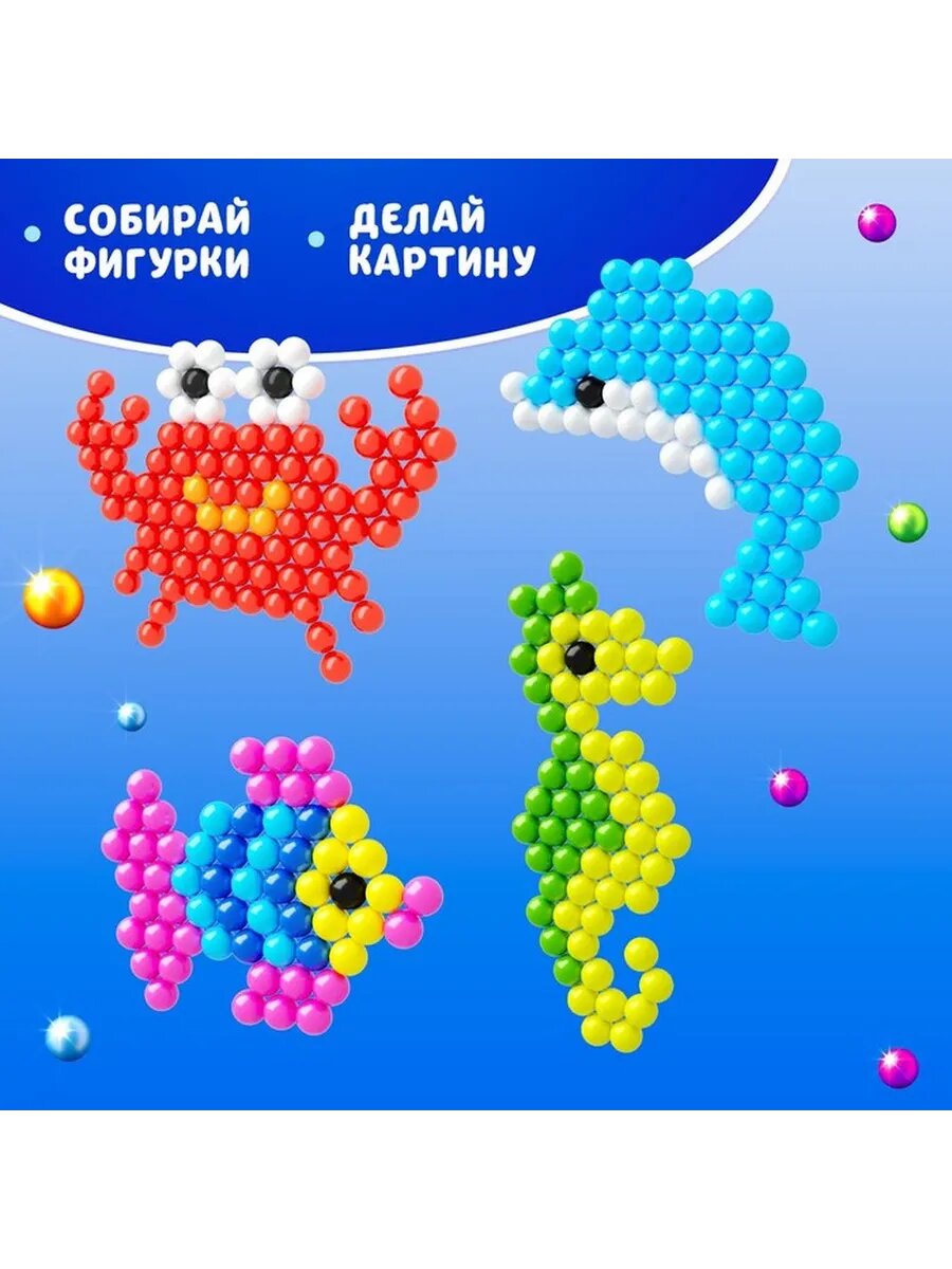 Объемная мозаика с морскими декорациями