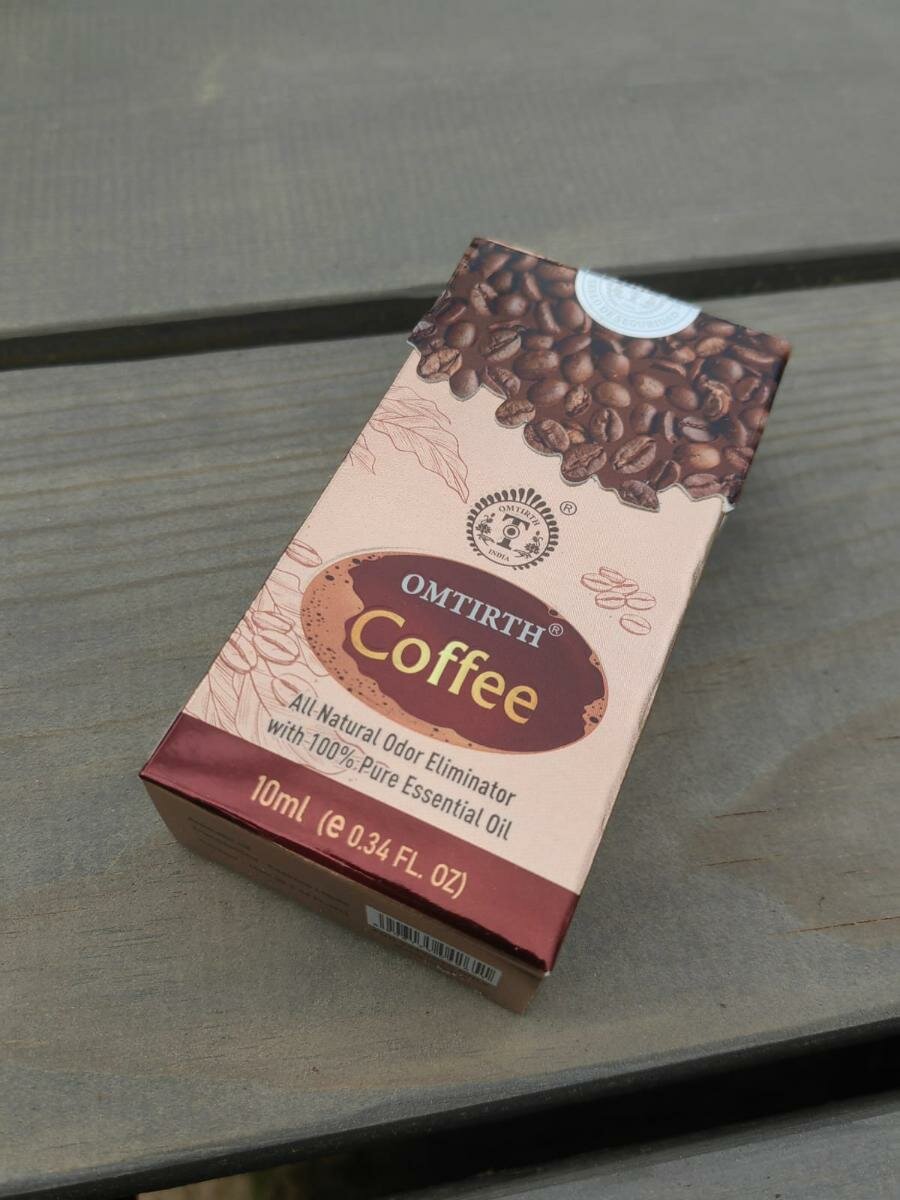 COFFEE All Natural Odor Eliminator, Omtirth (кофе натуральное ароматическое масло, Омтирт), 10 мл.