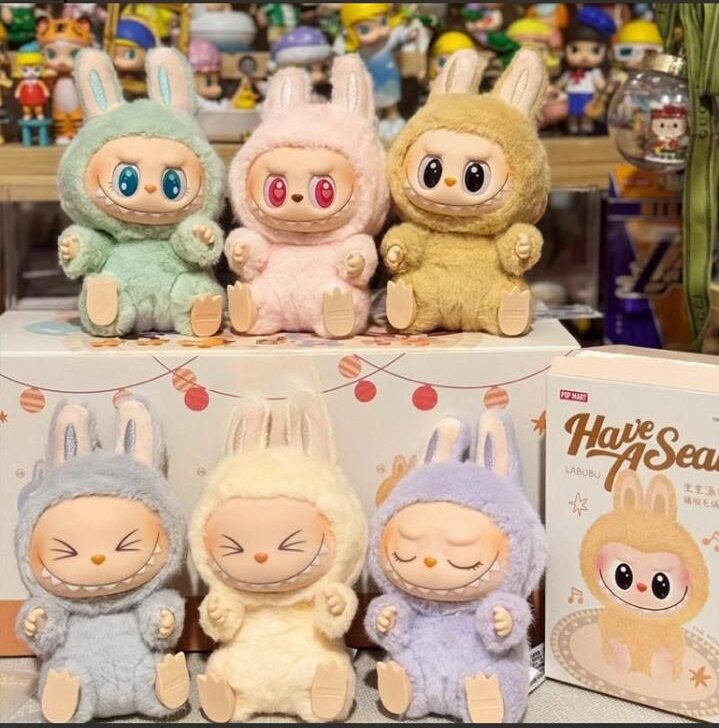 Игрушка сюрприз Лабубу Labubu брелок 2-я серия -1шт случайная игрушка