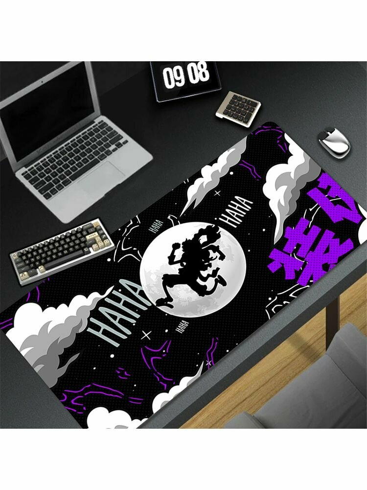 Аниме One Piece Луффи большой игровой коврик для клавиатуры и мыши, коврик для рабочего стола ноутбука, размер 400x900xxl.