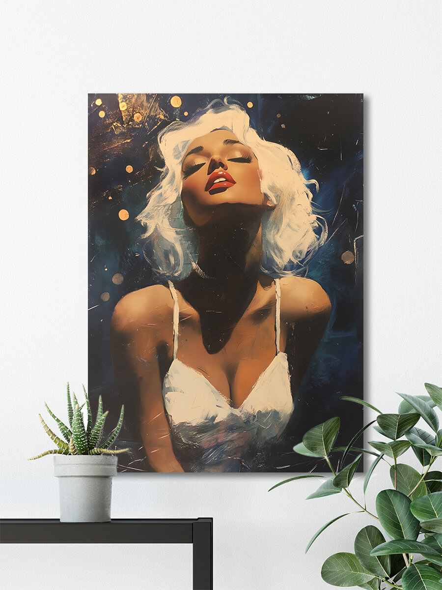 Картина дизайнерская / вертикальная - Мэрилин Монро, картина 30*40 см.