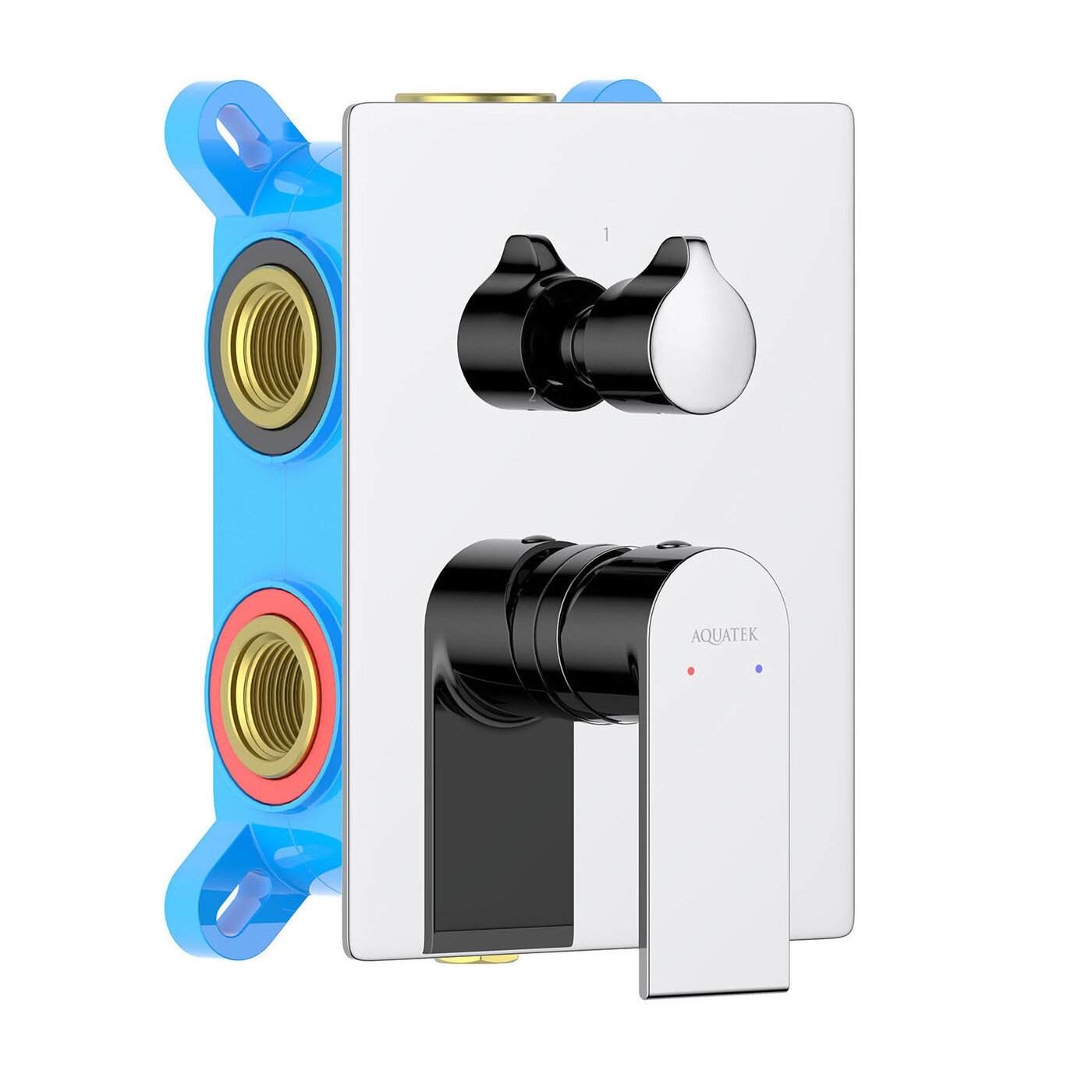 Смеситель для ванны Акватек Лира AQ1447CR