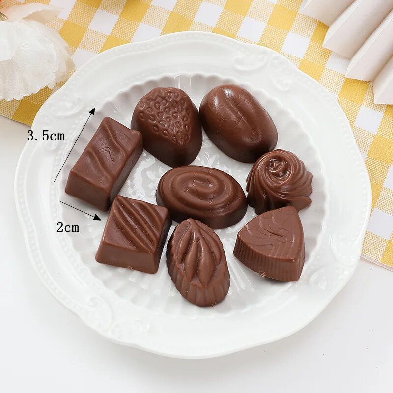 Искусственные торты из ПВХ 8 шт. Brown