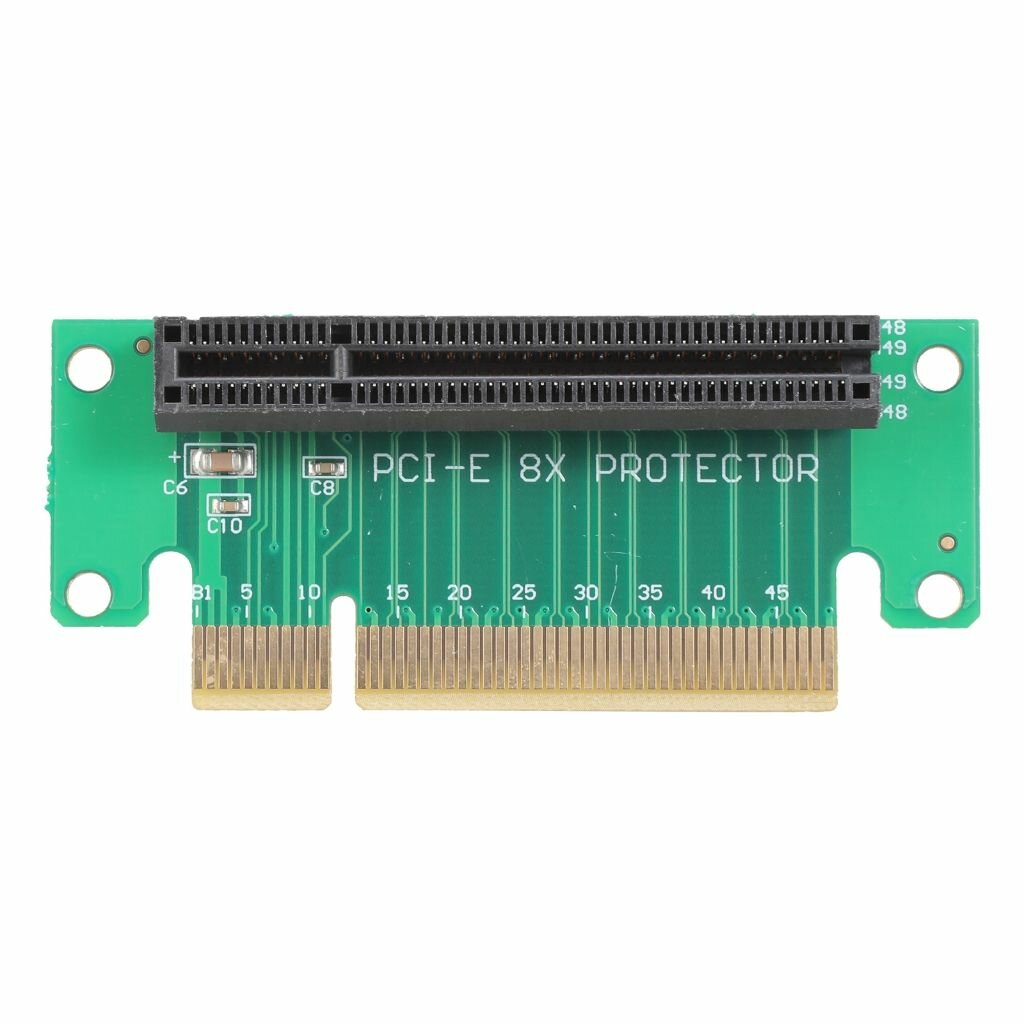 PCI-E 8X Обратный переходник 90 градусов