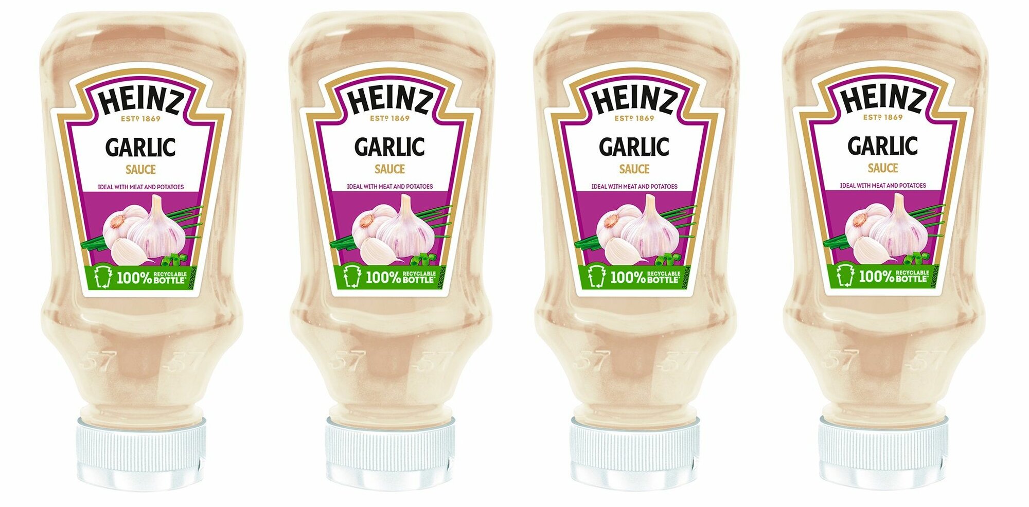 Соус Чесночный Garlic (импорт), Heinz, Польша, 220 мл (230 г) х 4шт