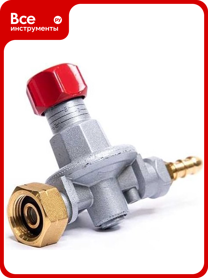 Редуктор пропановый для газовой пушки/газосварки тип 912 без манометра Cavagna Group, 0,20 кг, из высококачественных