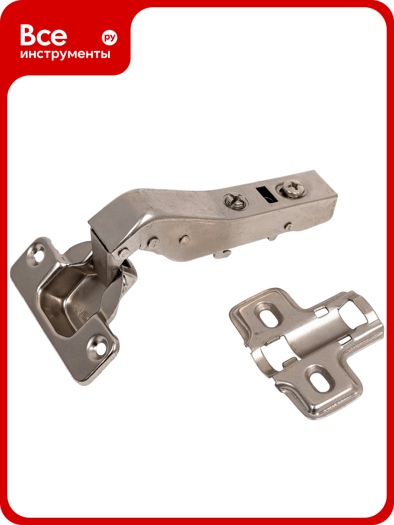 Угловая петля Tech-Krep/Zitar c доводчиком Clip-on премиум 45 D35 2 шт. пакет 148158