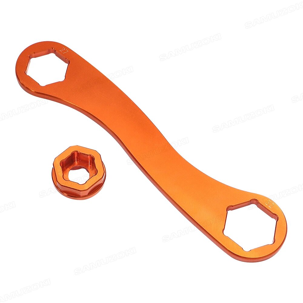 Колесный гаечный ключ для переднего и заднего колес 17-27-32 мм для KTM 125 250 350 450 EXC EXCF XC XCW XCF SX SXF 530-1998, Оранжевый
