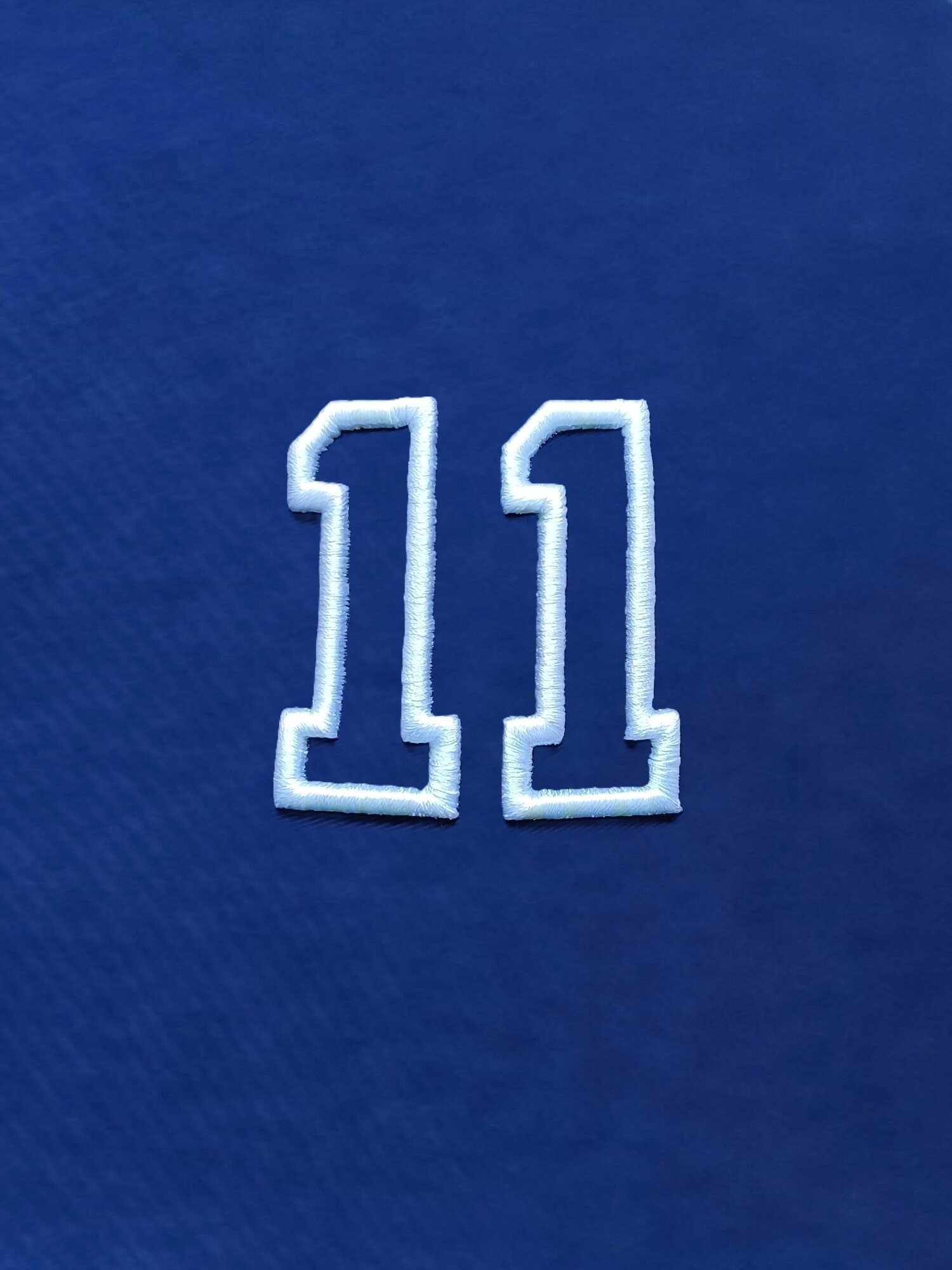 Бейсболка 7GL PRO-S702 Номер 11 (Т.Синий + Белый) для мужчин