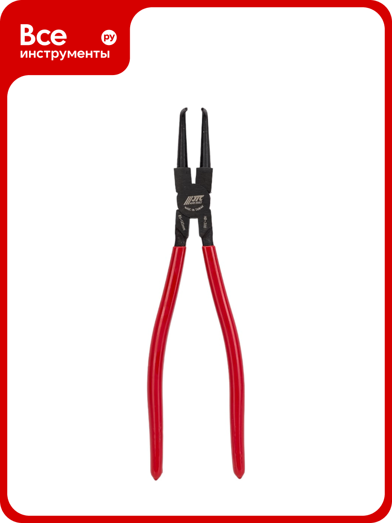 Съемник стопорных колец зажимной загнутый 300мм JTC -HB300 666503