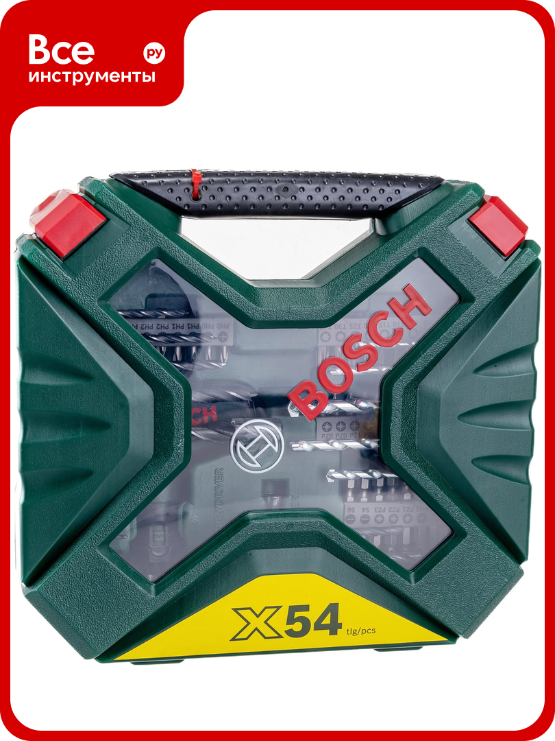 Набор сверл и насадок-бит Bosch X-Line Classic 54 шт. 2607010610